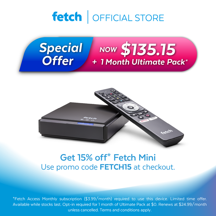 Fetch Mini 5 TV Streaming Set Top Box) – Fetch TV