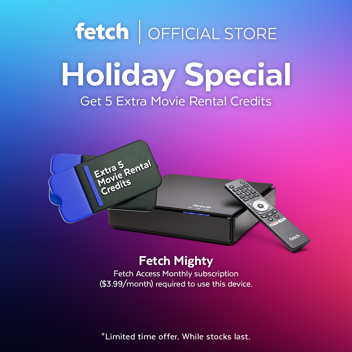 Fetch Mighty 4 (PVR TV Streaming Set Top Box) – Fetch TV